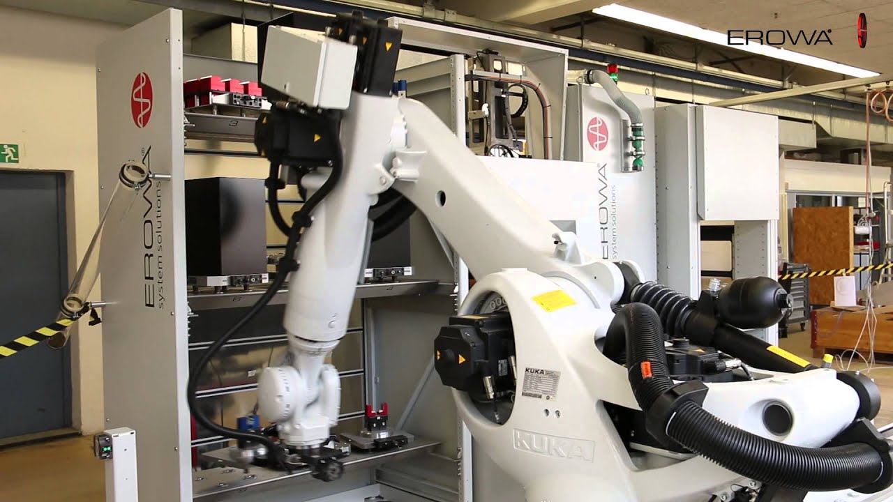 EROWA Robot Six GoPro Vision - YouTube