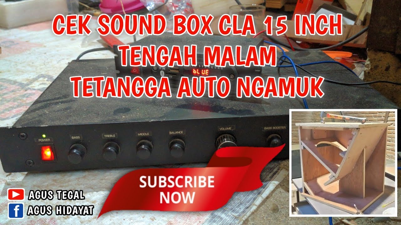 CEK SOUND BOX CLA 115 & BOX LA 110 - YouTube
