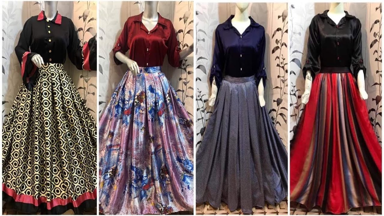 Top beautiful Silk Long Frocks and Maxi designs - YouTube