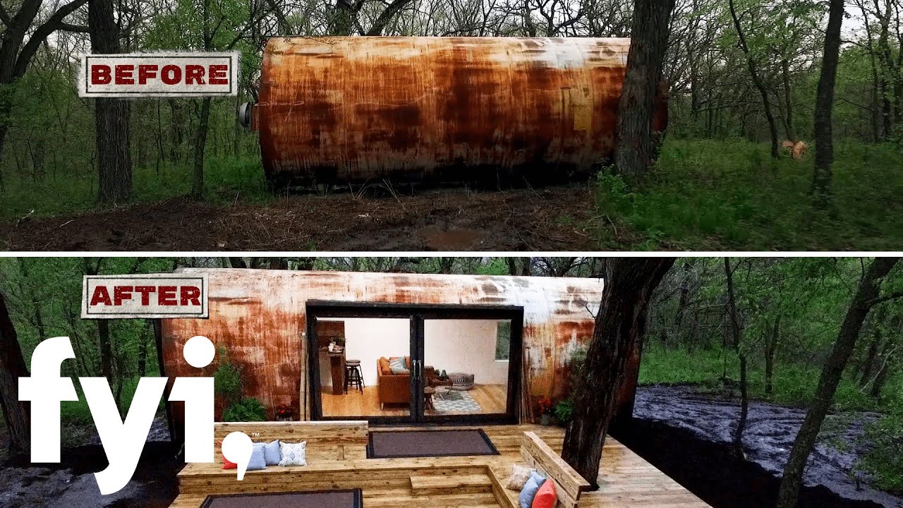 Recycled Glass Windows for Storage Tank Home - You Can't Turn That Into ...