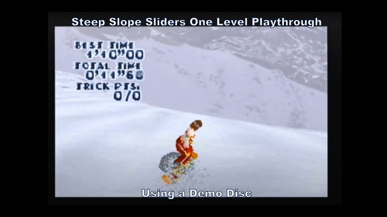 Sega Saturn Demo Disc Sega Flash Vol 6 Steep Slope Sliders One Level ...