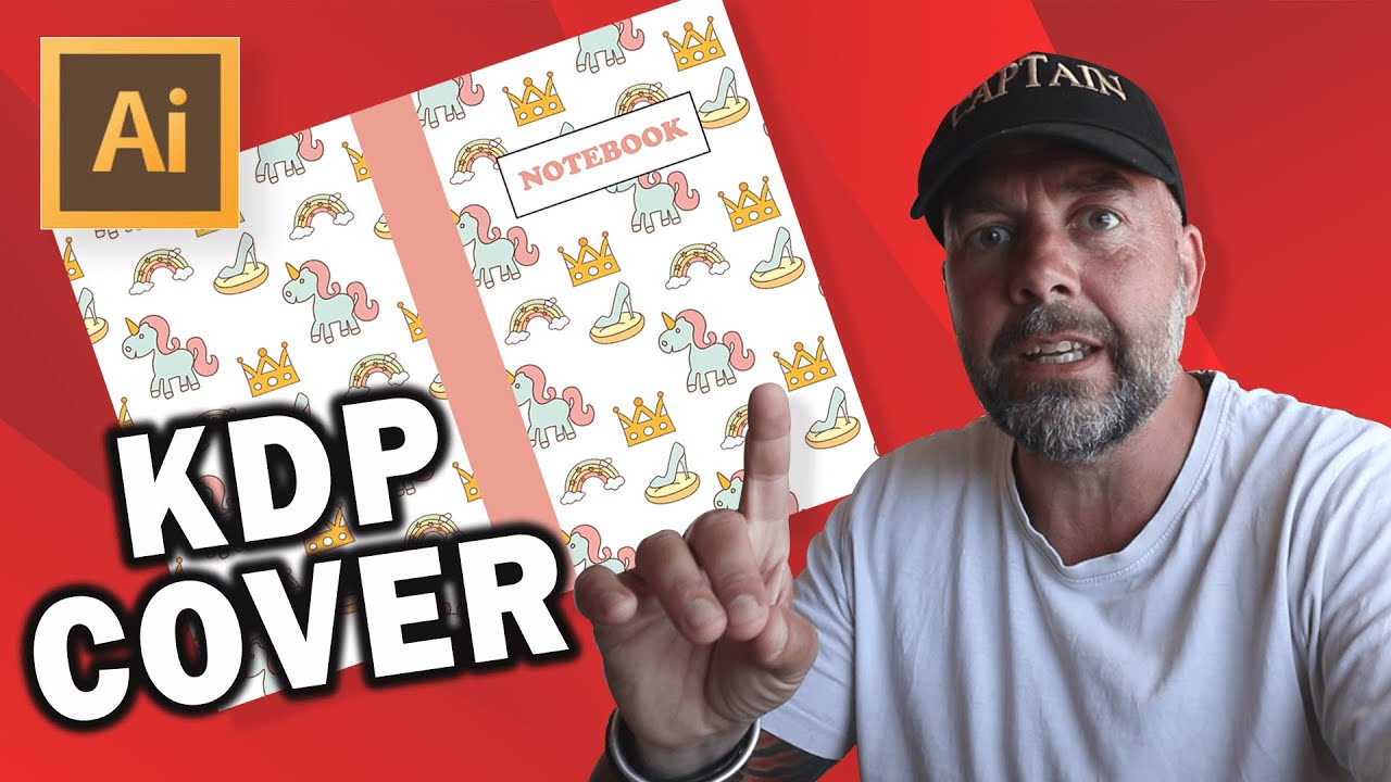 How to Make a Patterned KDP Cover Design in Illustrator FAST - YouTube