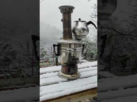 KAR YAĞAR KAR ÜSTÜNE EŞLİĞİNDE ALTINOLUK TAN KAR VE CAY MANZARASI