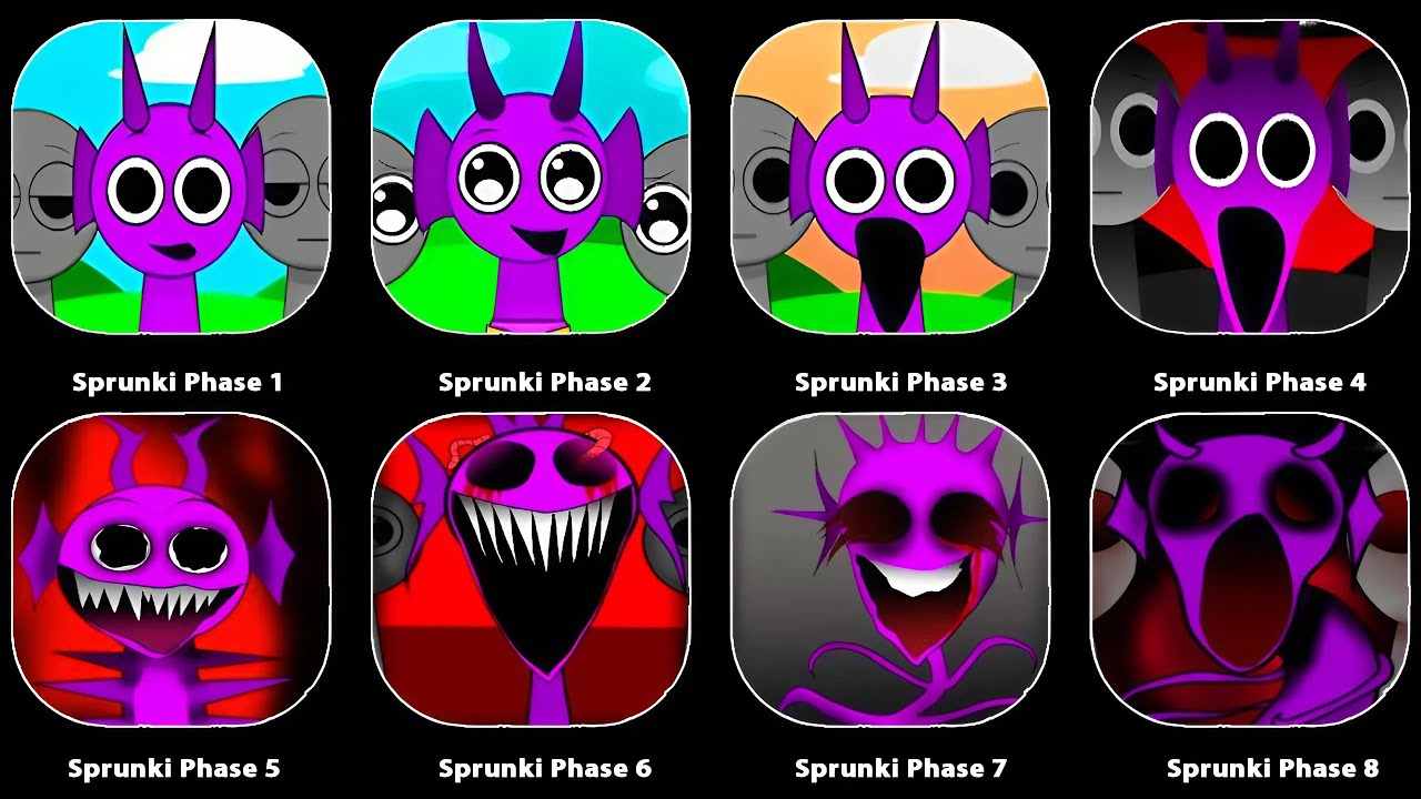 Phase 1 VS Phase 2 VS Phase 3 VS Phase 4 VS Phase 5 VS Phase 6 VS Phases 7-10 in Incredibox ...