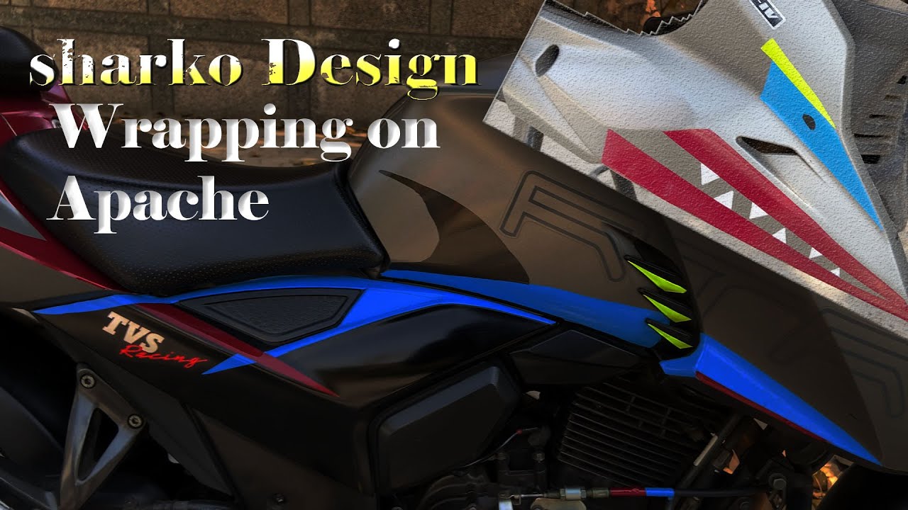 Apache Rtr200 4v wrap | Apache modified - YouTube