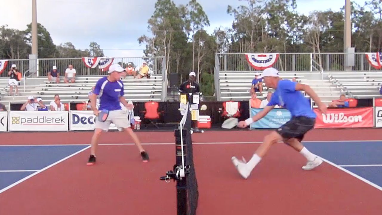 Men's Singles PRO Gold - Amazing Rally from US Open Pickleball ...