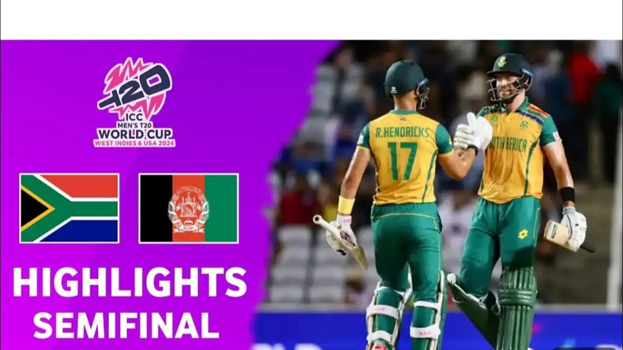 Afg vs Sa Semi-final Full Highlights | ICC T20 World Cup 2024 | - YouTube