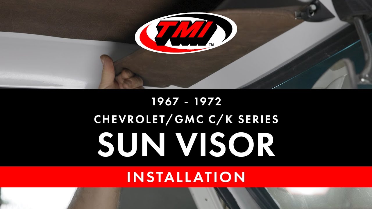 Chevrolet C10 Sun Visor Install | TMI Products - YouTube