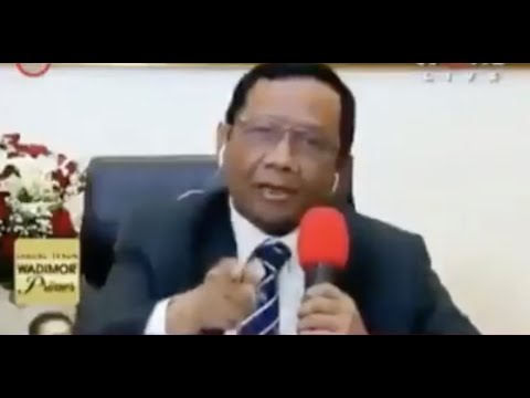 VIDEO LUCU - MAHFUD MD SALAH NGOMONG SAMPAI BERKALI-KALI - YouTube