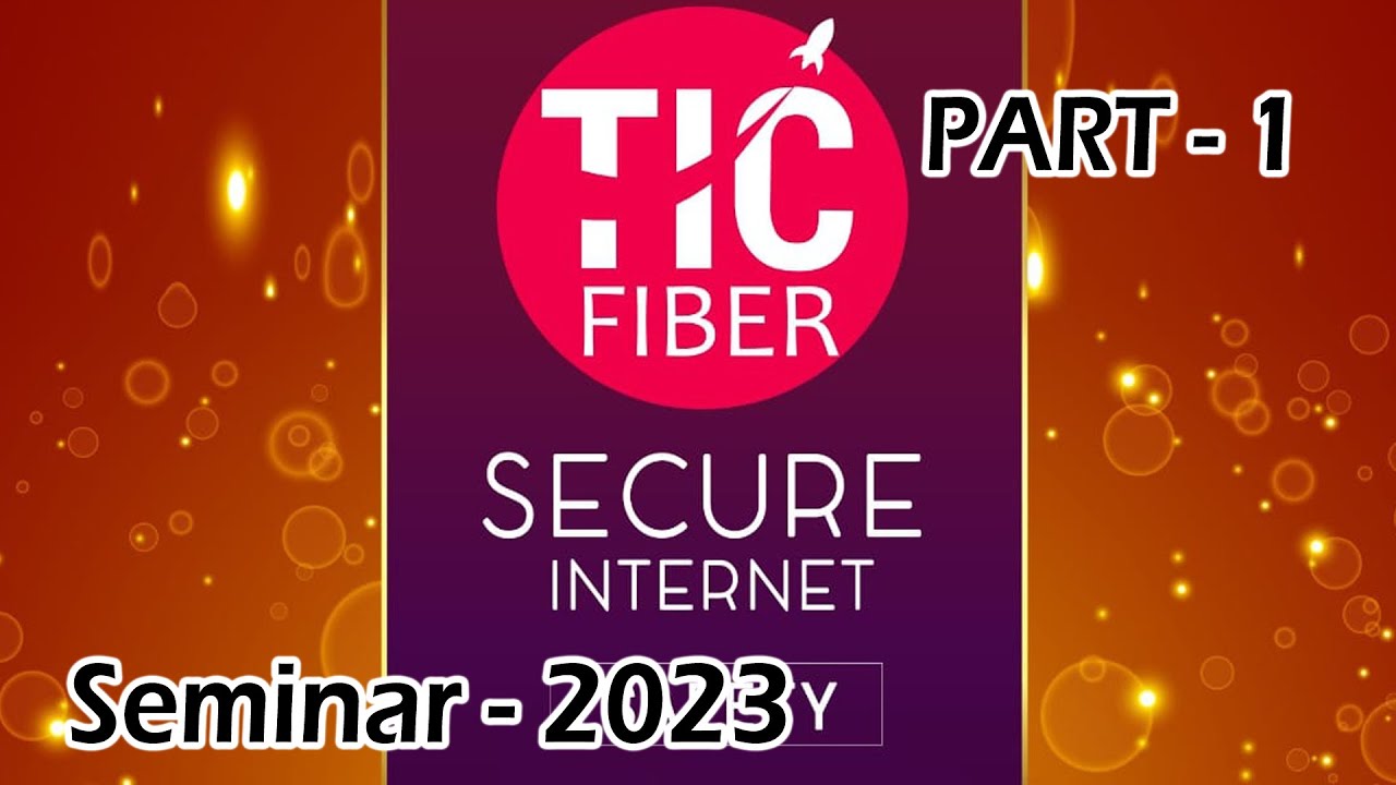 TIC Fiber Internet Seminar Tamil - 2023 | Part 1 | TCOA TCCL TICFIBER - YouTube