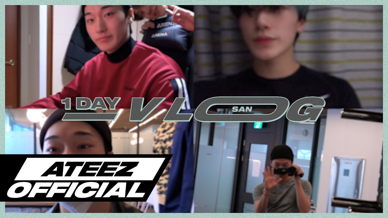 ATEEZ(에이티즈) log_1DAY VLOG #SAN_1 - YouTube