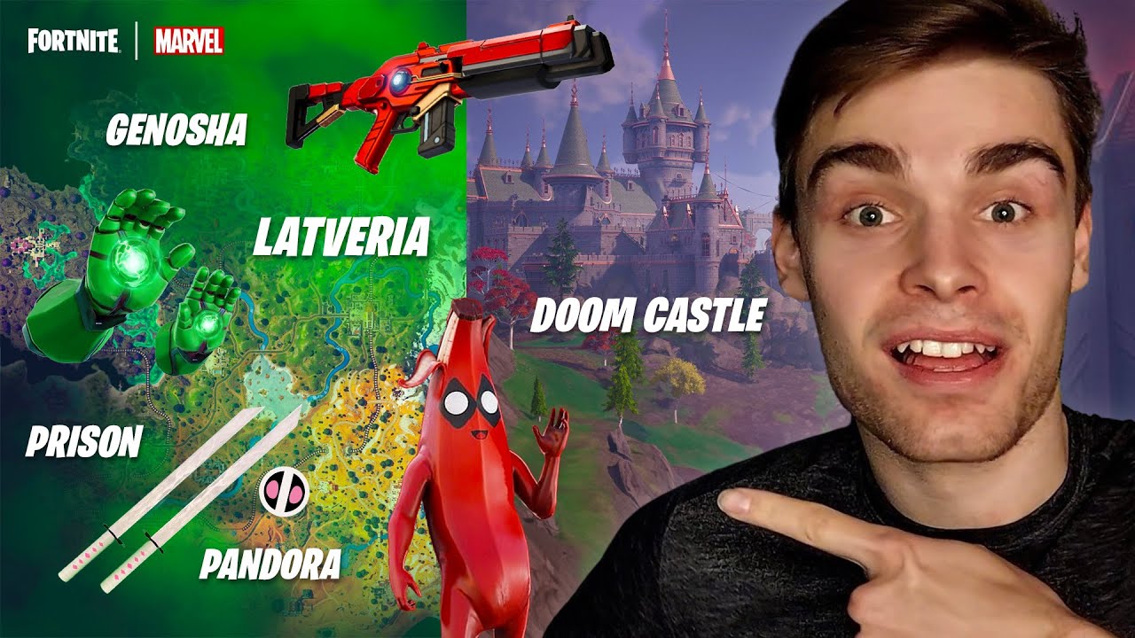 *NOVÁ* Fortnite MARVEL SEASON 4! - Mapa, Mythic Zbraně a Battle Pass ...