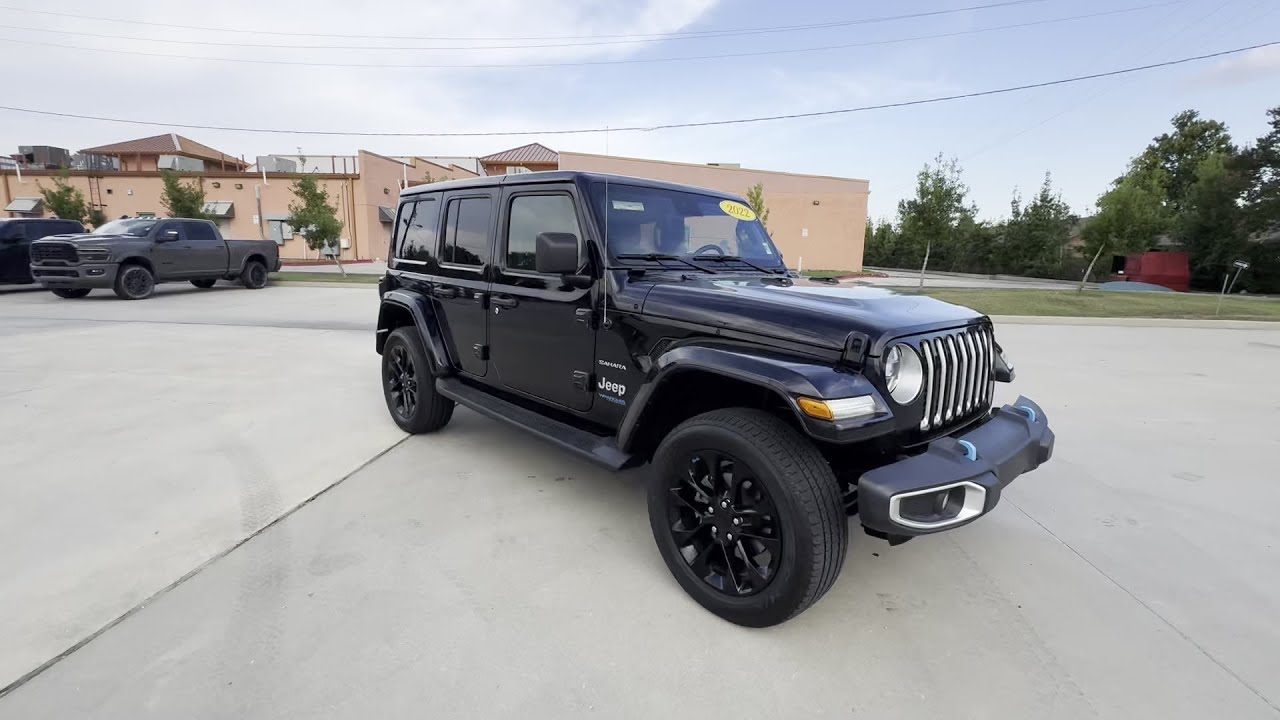 Used 2022 Jeep Wrangler 4xe Unlimited Sahara Kenner - YouTube