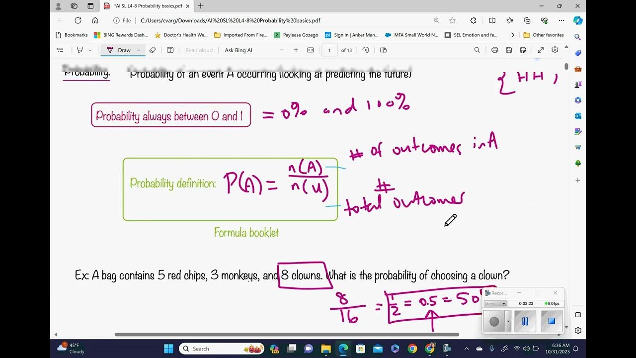 AI SL L4-8 Probability basics - YouTube
