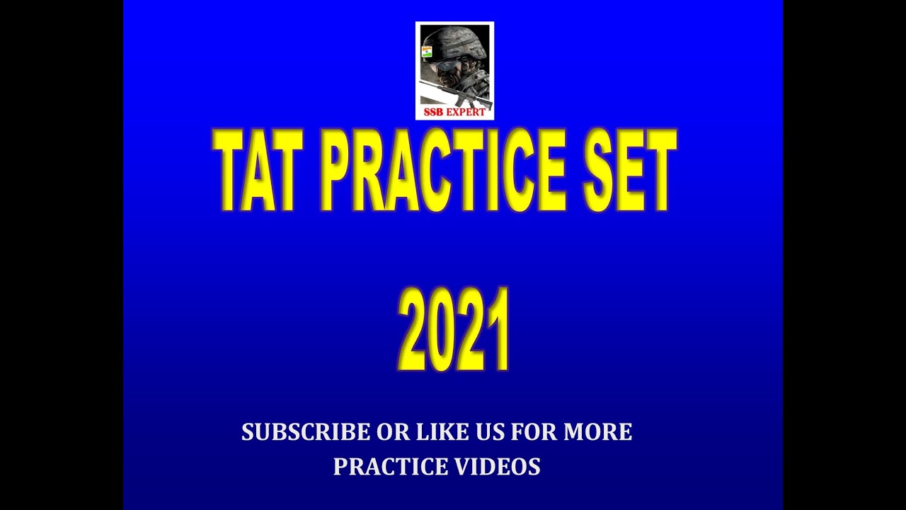 TAT Practice SET II Thematic Apperception Test in SSB II SSB Interview ...