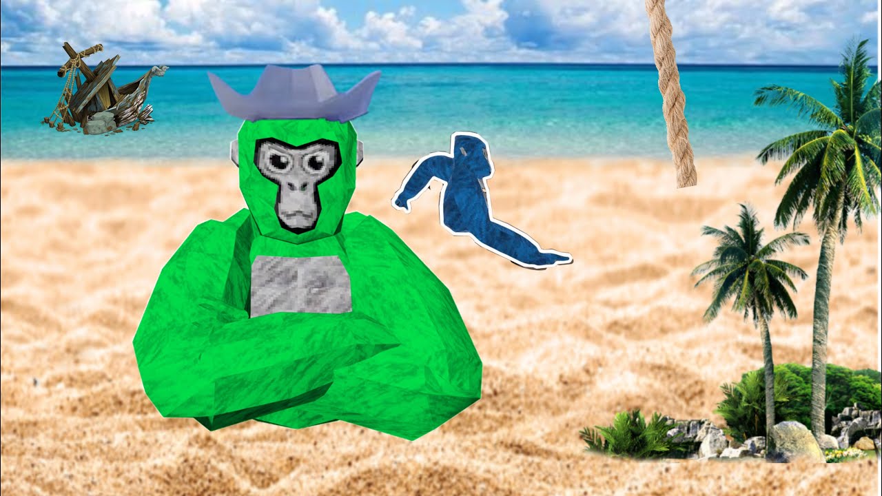 New beach update gorilla tag - YouTube