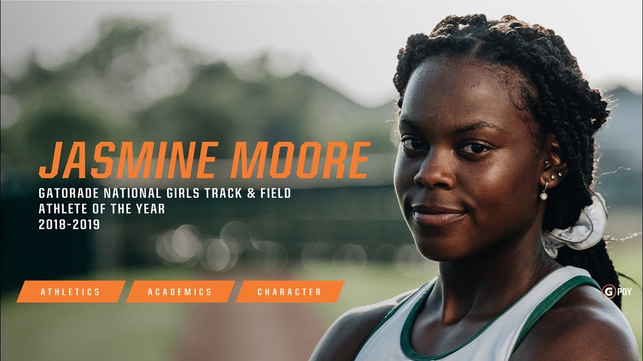 Jasmine Moore: 2018-19 Gatorade National Girls Track and Field Athlete ...