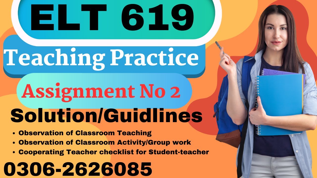 Elt619 assignment 2 solution spring 2023 | MA Elt 619 Assignment Solution idea | Teaching ...