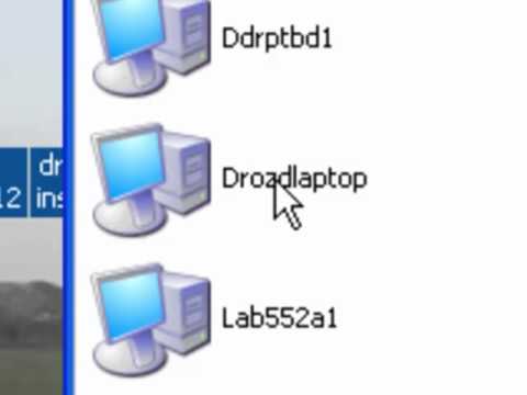 how to save to my network places - YouTube
