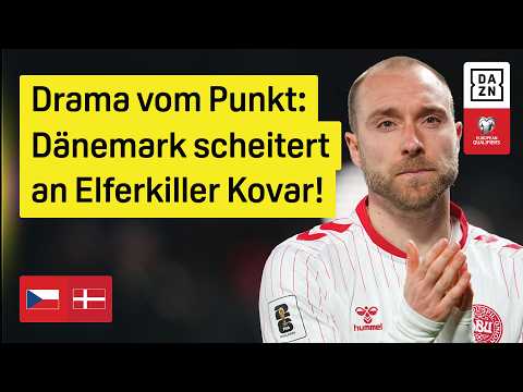 Hojlund & Co. zeigen Nerven: Tschechien - Dänemark | Finale | European Qualifiers | DAZN Highlights