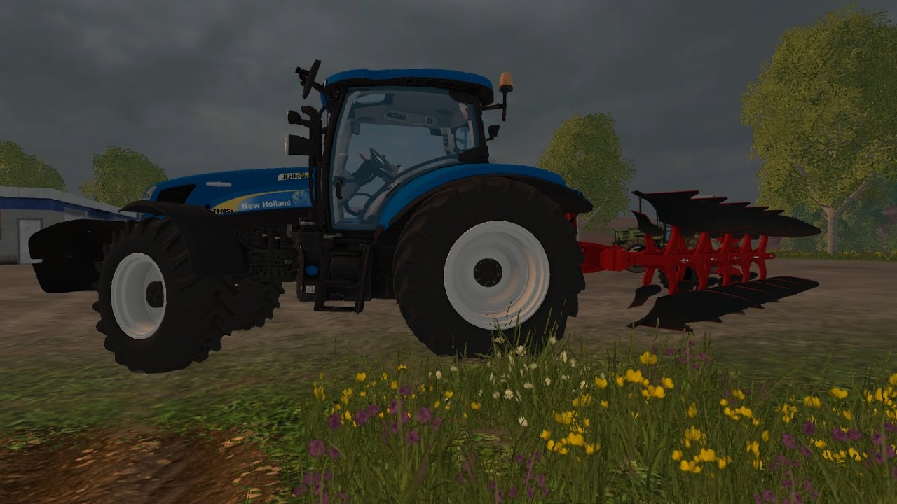 fs 15 new holland ts135a mod testing - YouTube