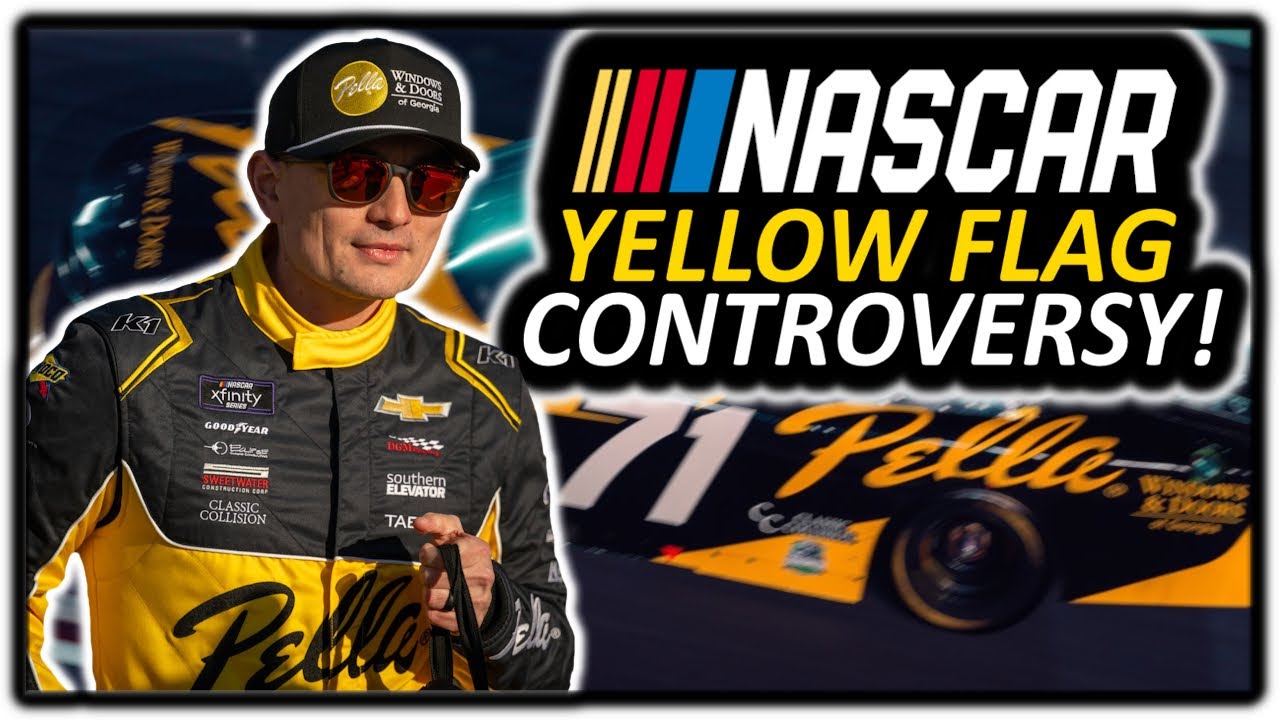 The Problem With NASCAR's Yellow Flag Controversy! - YouTube