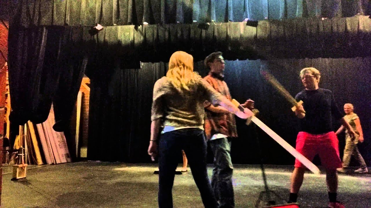 Sword Fighting On Stage | Musical Theater | Swords on Set | Playing ...