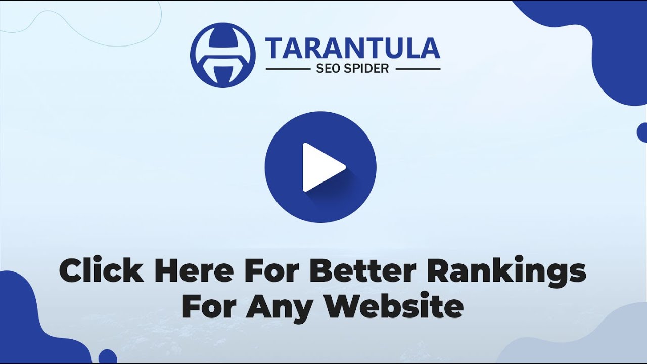 Tarantula SEO Spider - The SEO Crawler With AI - YouTube