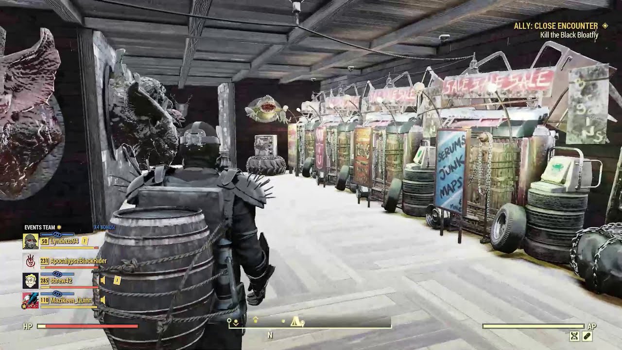 FALLOUT 76 Chally de Moo Moo Backpack *Wastelanders* - YouTube