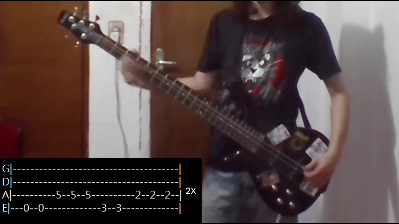 Sex Bob Omb Garbage Truck Bass Cover With Tabs Youtube