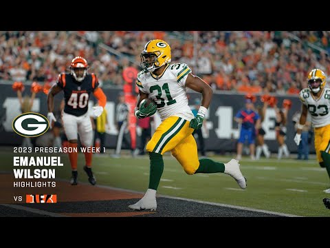 2 Touchdowns and 111 rushing yards for Emanuel Wilson!