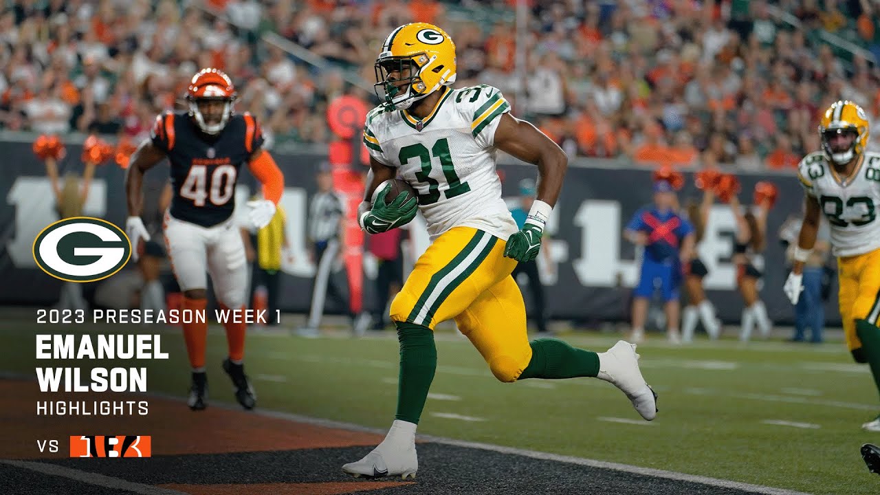 2 Touchdowns and 111 rushing yards for Emanuel Wilson! - YouTube