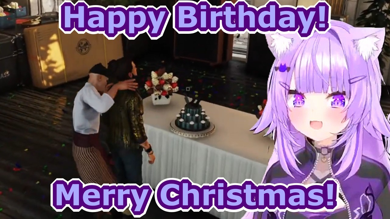 Okayu reacts to assassination in It's My Party Mission Story (Hitman ...