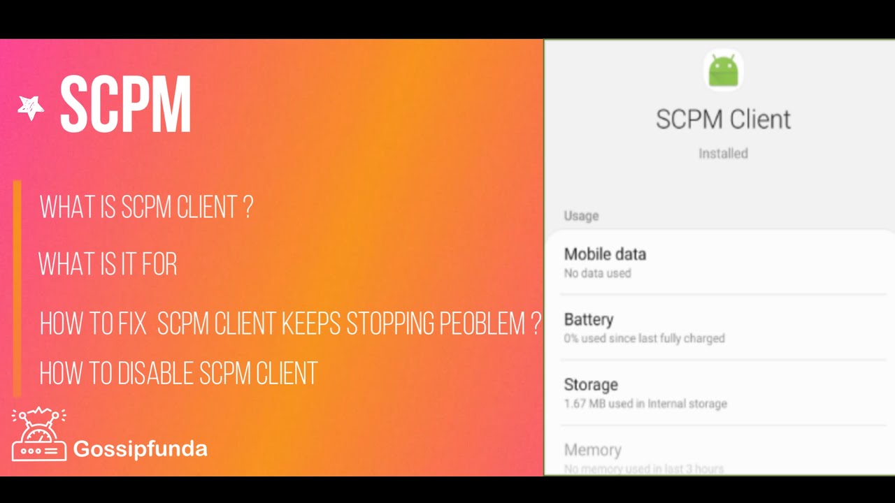 What is SCPM Client and what is it for? - YouTube