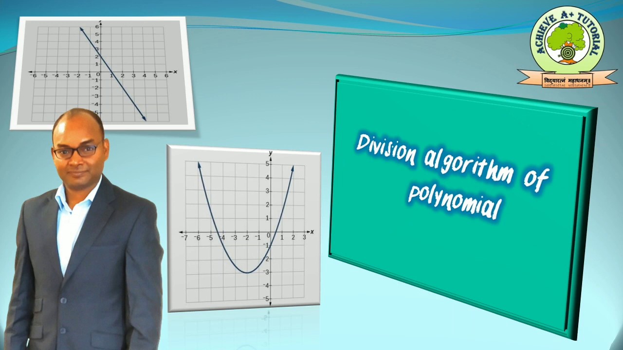 POLYNOMIALS: Division algorithm for polynomials - YouTube