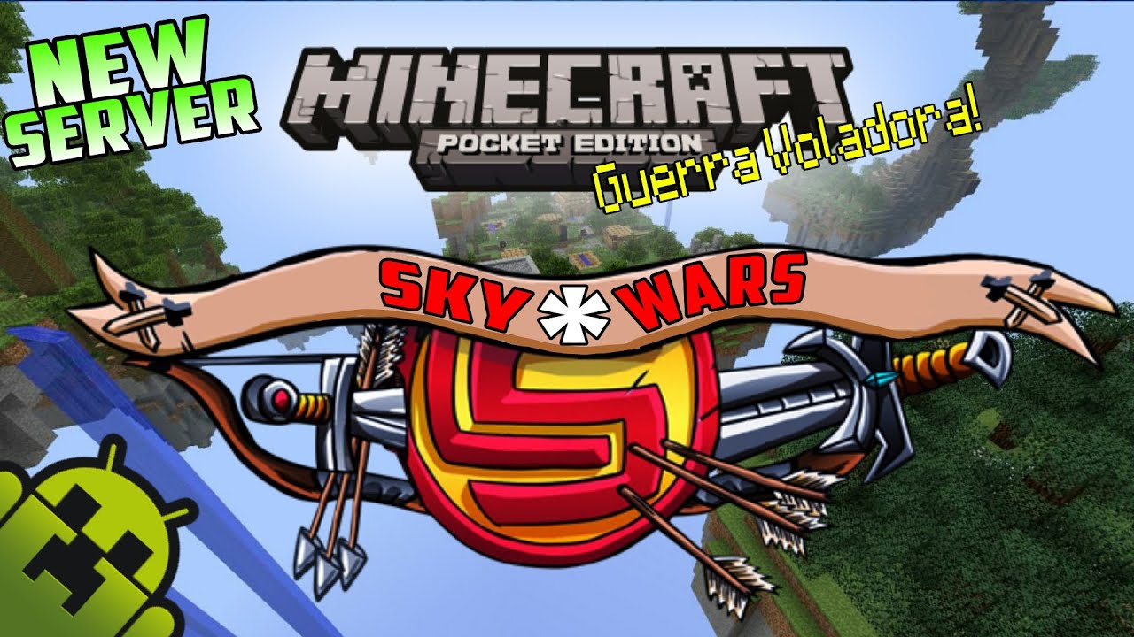 Sky Wars | Minecraft Pe 0.10.4 "Nuevos Servers" - YouTube