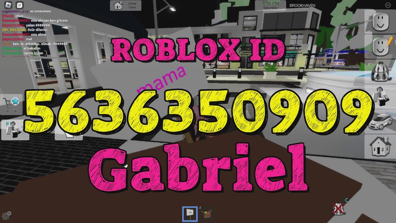 GABRIEL Roblox Song Codes - YouTube