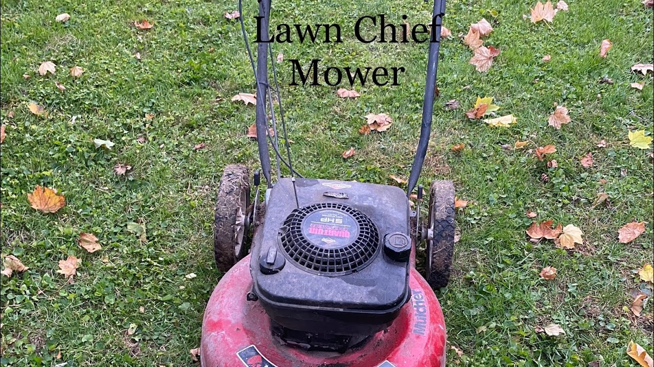 Working On A Lawn Chief Mower Last Ran (7 To 5 Years) - YouTube