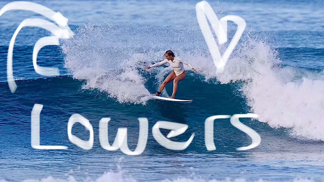 Riding a dreamy wave at Lowers Trestles - YouTube