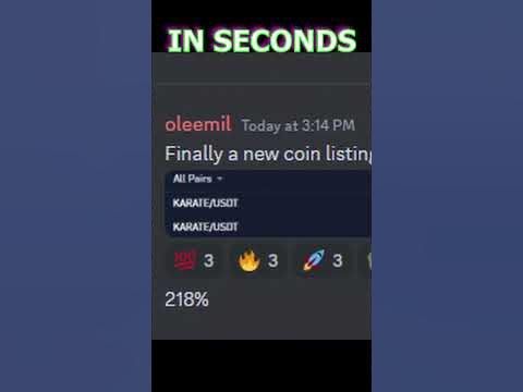 🚀+200% on a New Coin Listing!📈 Get our bot and do the same on the next ...