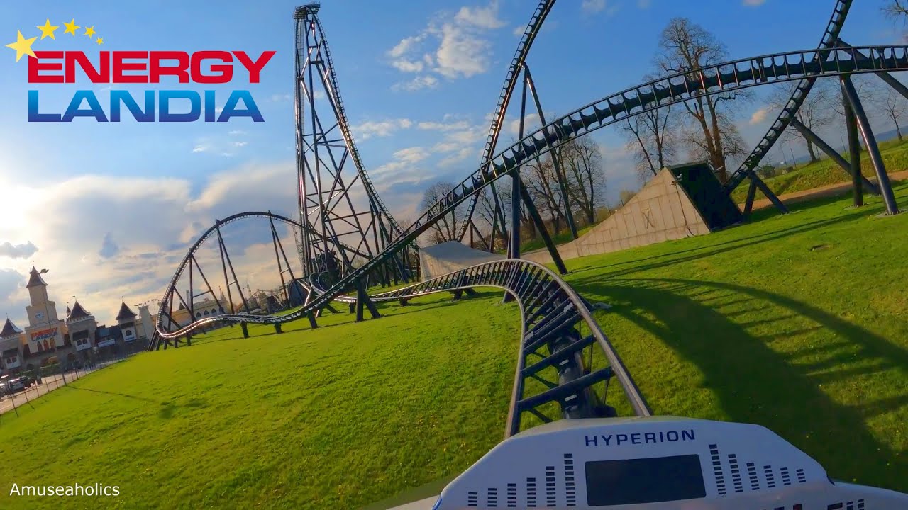 Hyperion Rollercoaster 4K Front Row On Ride POV | Energylandia ...