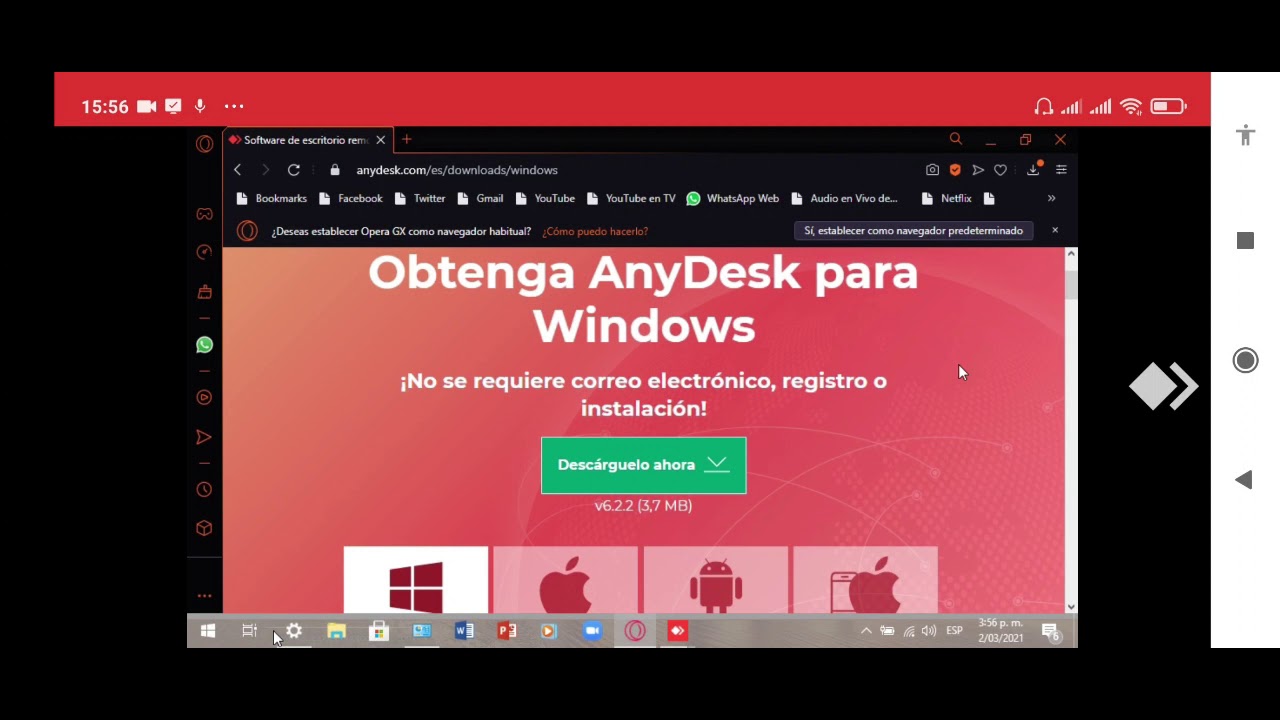 CÓMO CONTROLAR UNA COMPUTADORA DESDE OTRA COMPUTADORA CON ANYDESK - YouTube