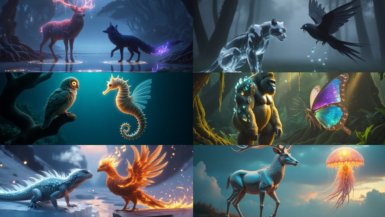 Mythic AI Animals | AI Fusion of Animals | Hybrid Animals - YouTube