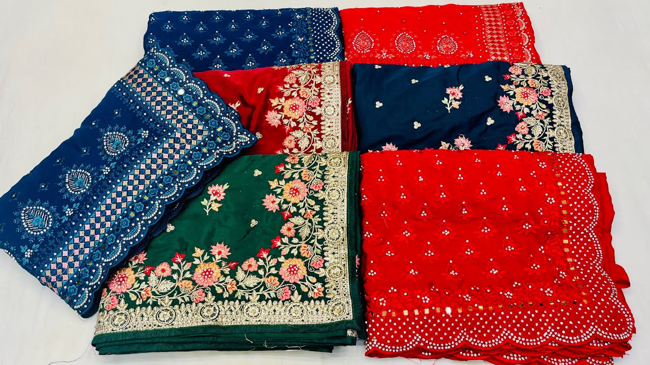 Beautiful Designer Saree Silk | Fancy Saree | Party Saree | Stone Work ...