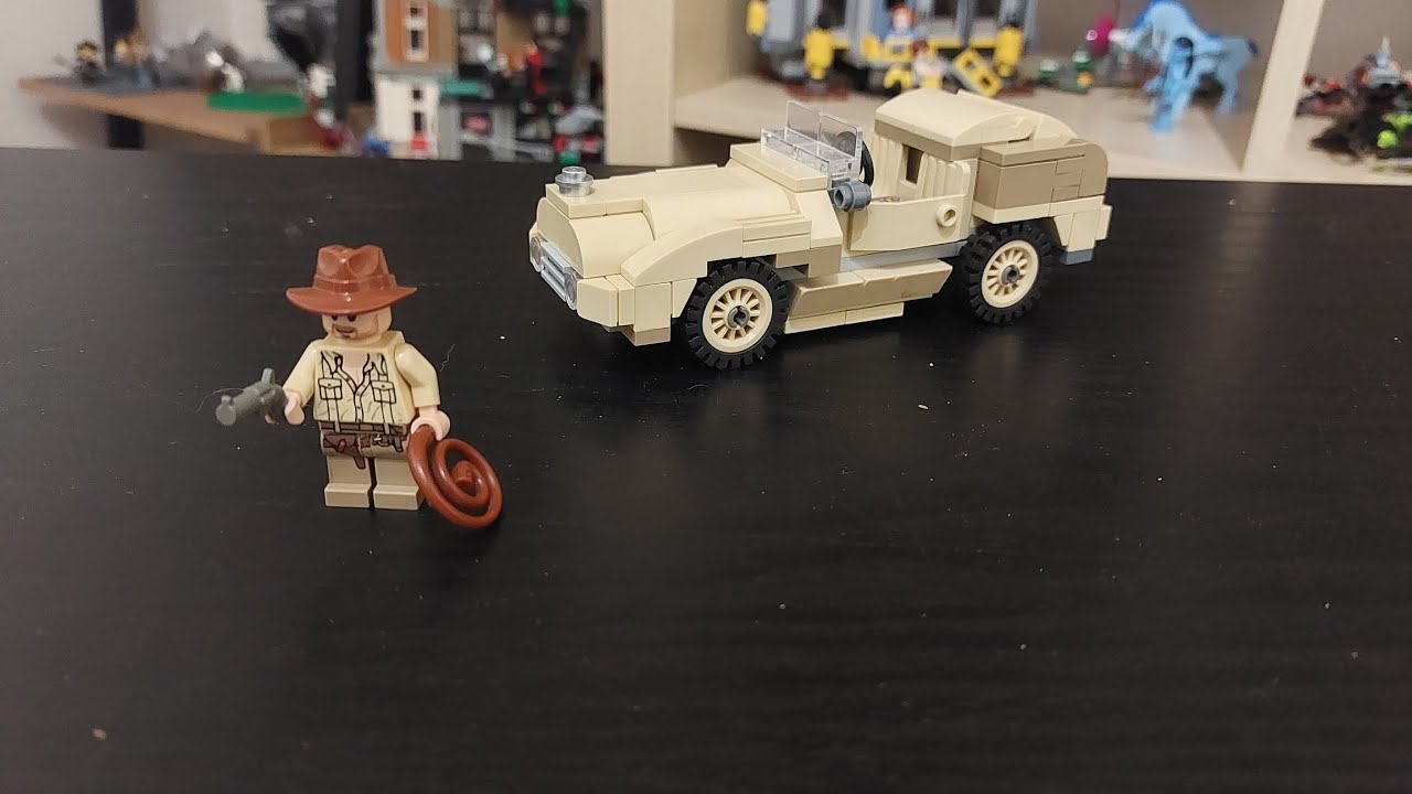 lego indiana jones car (moc) - YouTube