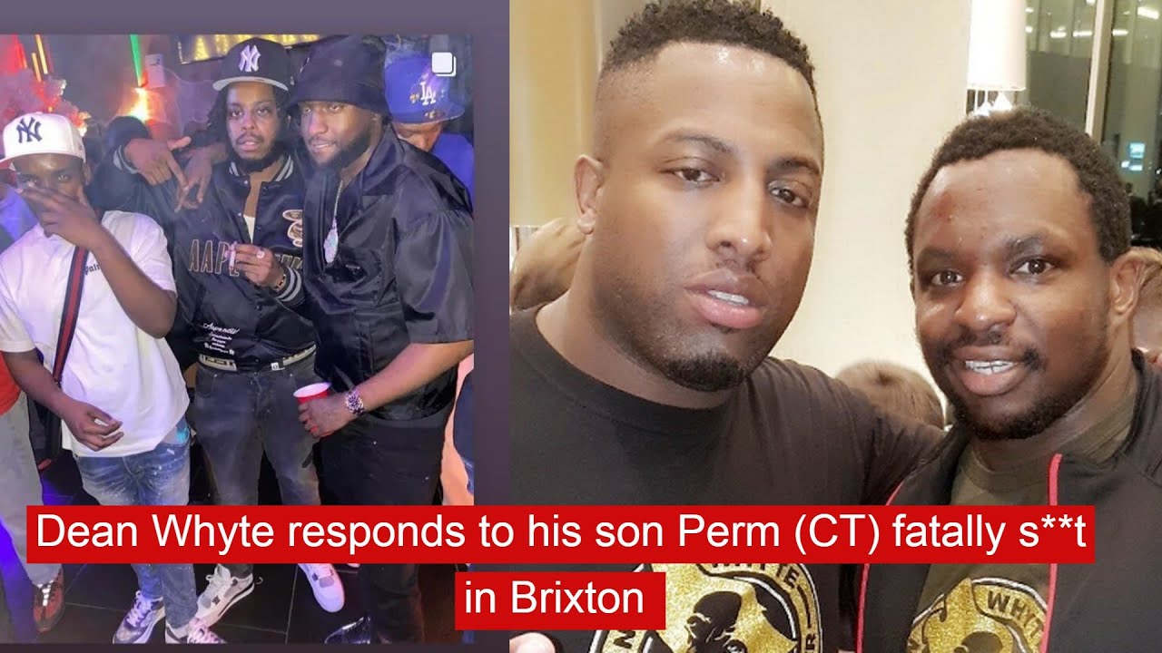 Dean Whyte reponds to his son Perm CT fatally sh*t in brixton - YouTube
