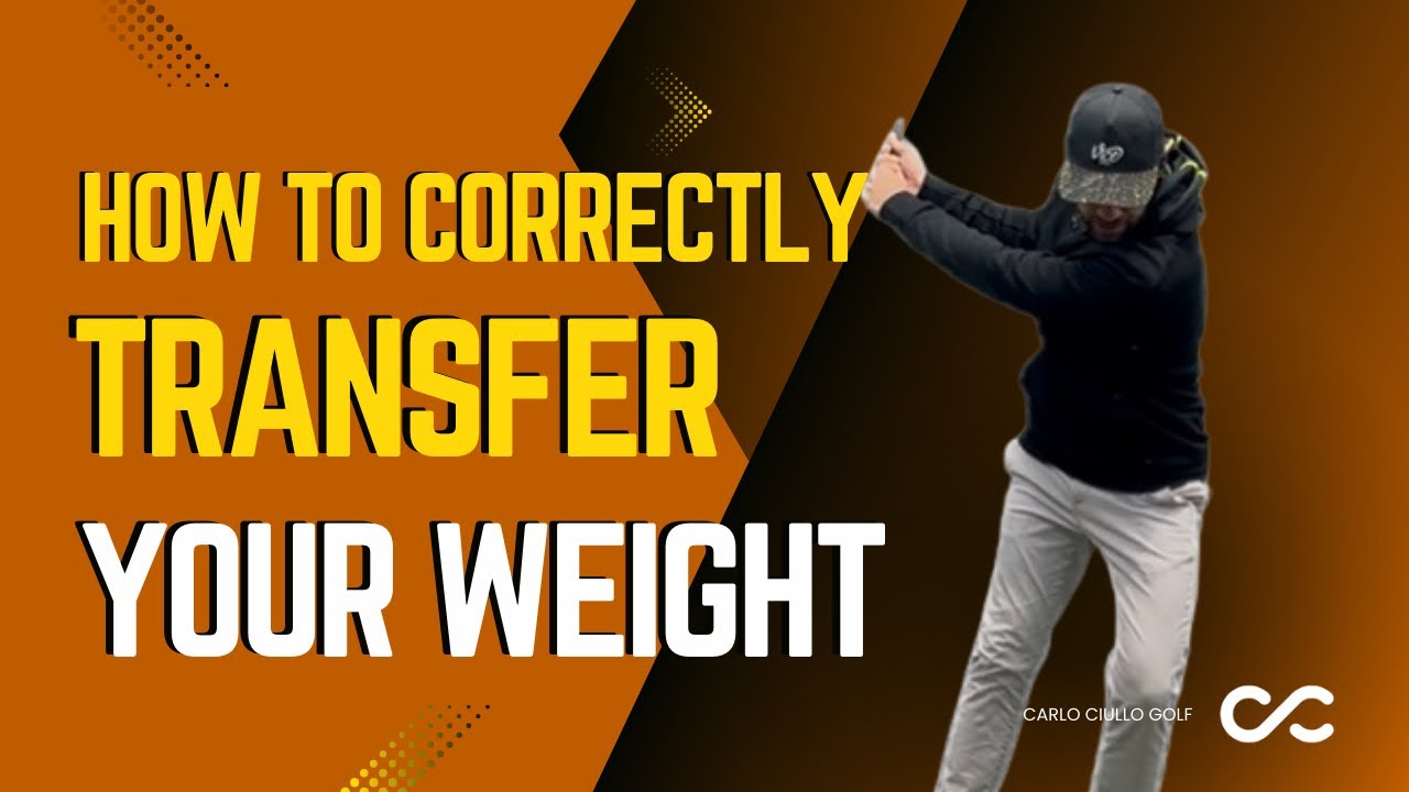 Correctly transfer your weight in the golf swing. - YouTube