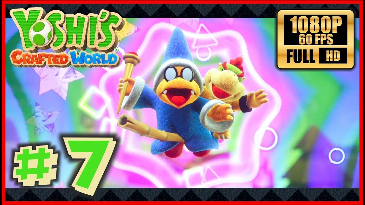 YOSHI'S CRAFTED WORLD 100% Walkthrough Part 7 TIN-CAN CONDOR Bossfight ...