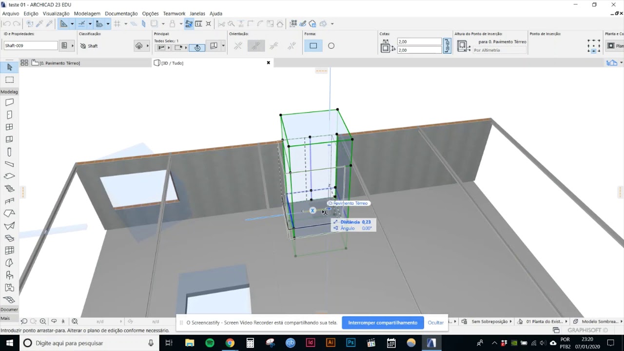 Recertificação ARCHICAD 23 - Aberturas - YouTube