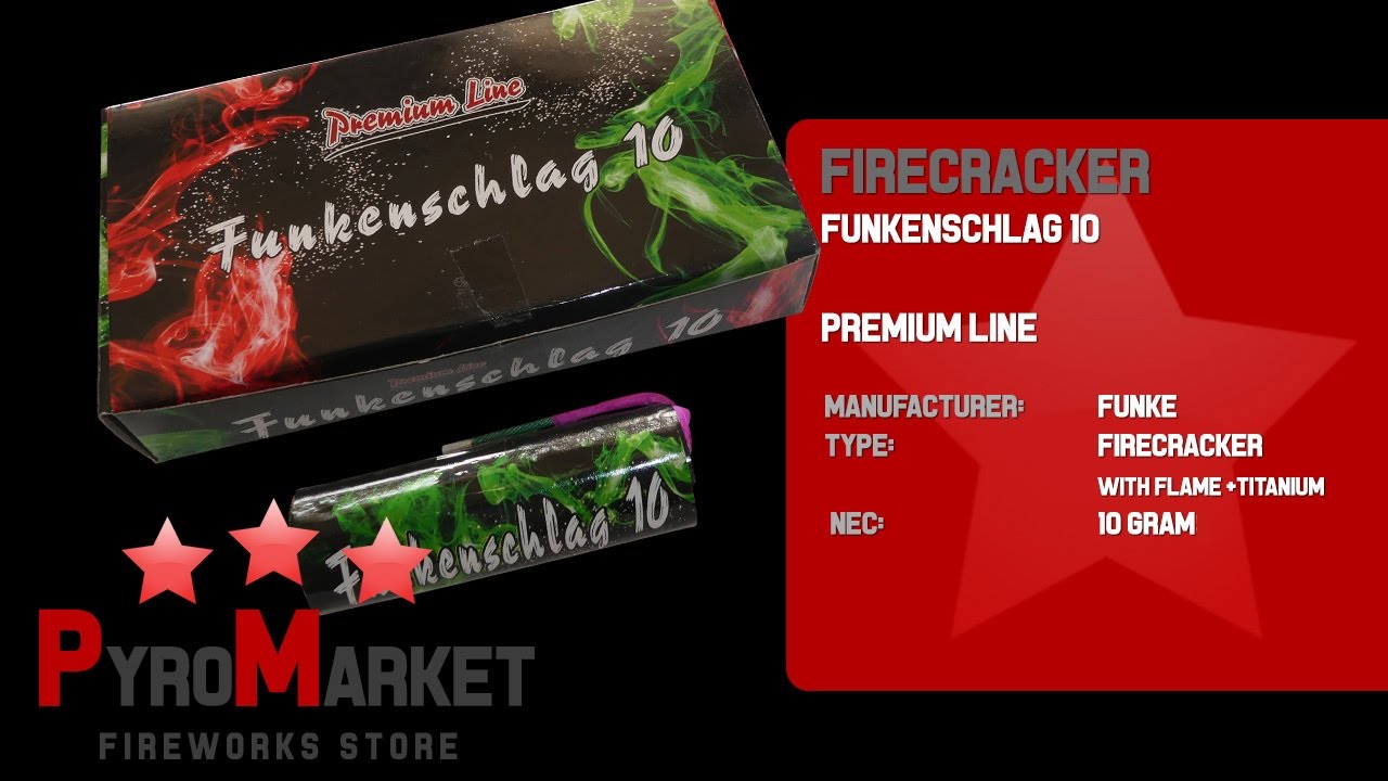 Funkenschlag 10 / Titan Böller mit Bengal / Rot + Grün / Bengal ...